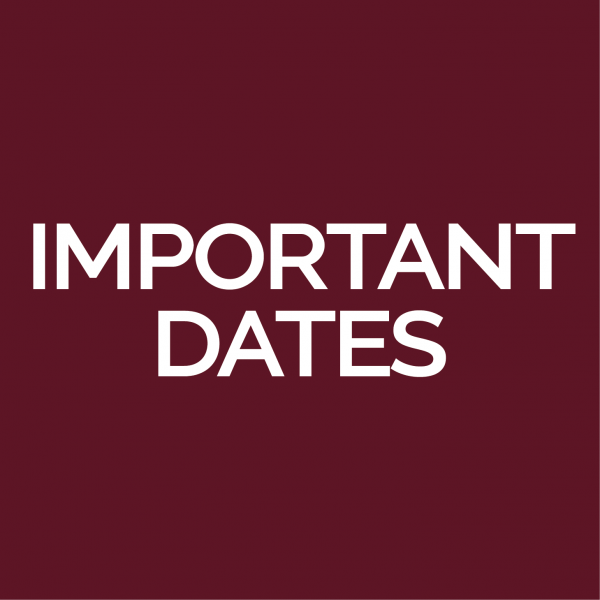 Important Dates | Bagley College of Engineering