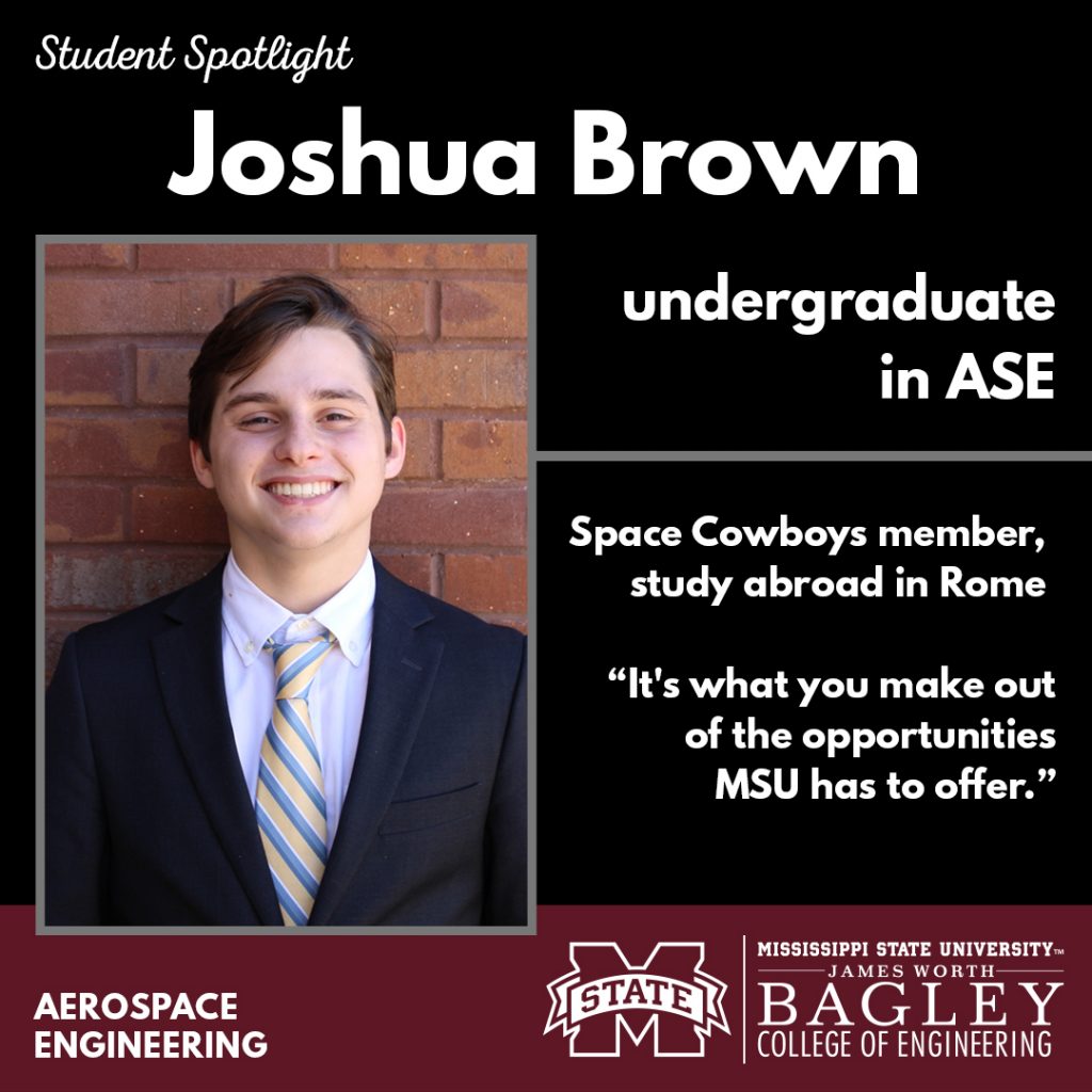 Student Spotlight: Josh Brown, ASE sophomore | Bagley College of ...