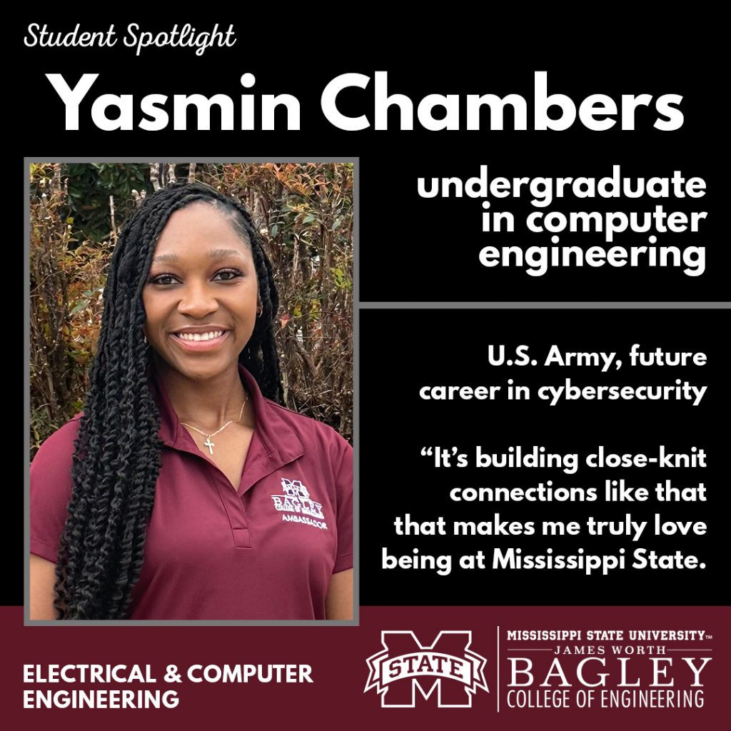Student Spotlight: Yasmin Chambers | Bagley College of Engineering