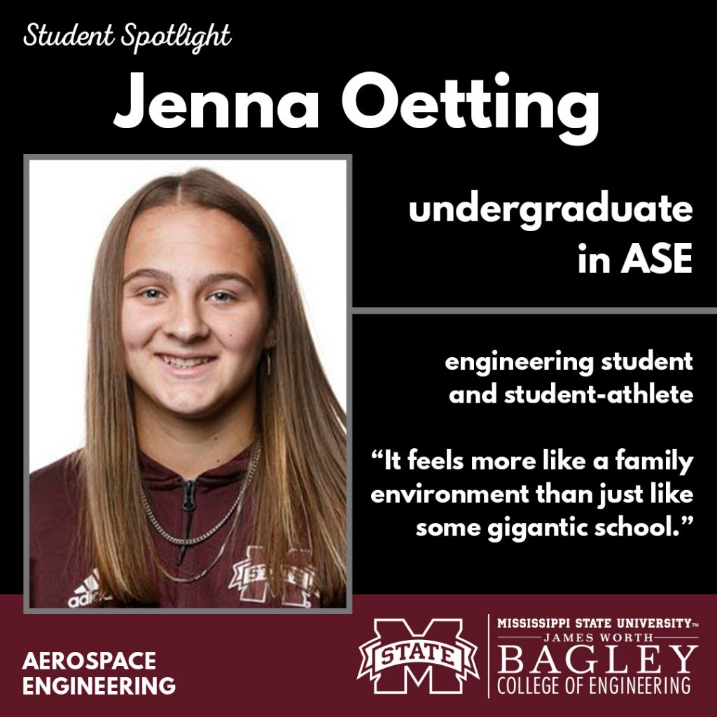 Student Spotlight: Jenna Oetting | Bagley College of Engineering