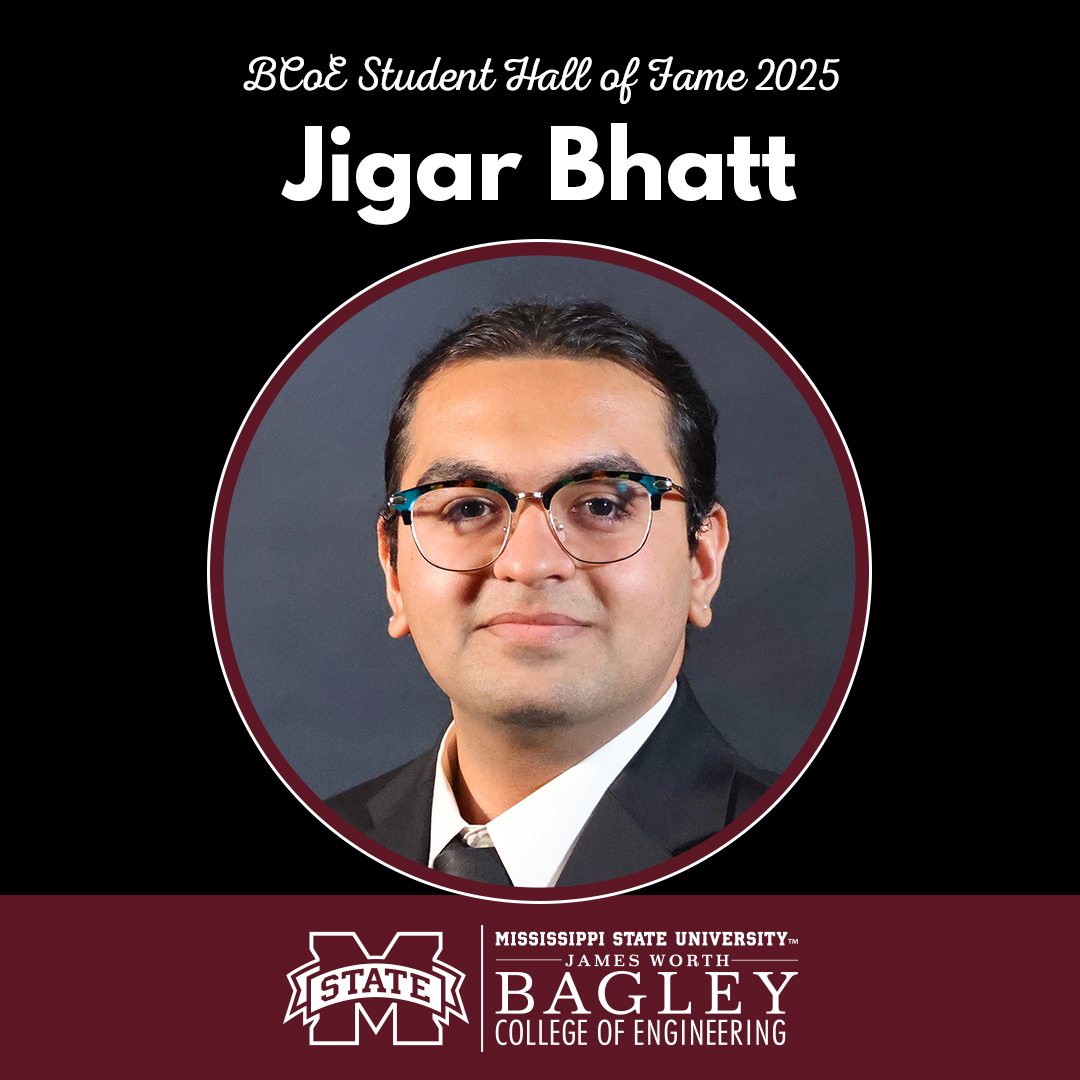 BCoE Student Hall of Fame 2025: Jigar Bhatt | Bagley College of Engineering