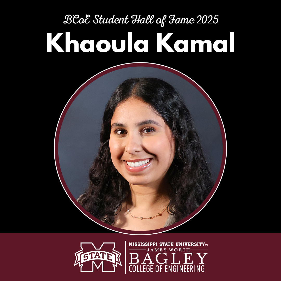 BCoE Student Hall of Fame 2025: Khaoula Kamal | Bagley College of Engineering